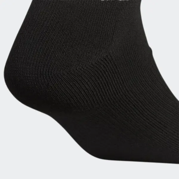 Adidas Athletic Cushioned Low-cut Socks - Black
