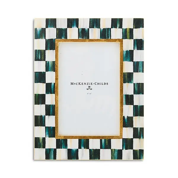 MACKENZIE-CHILDS Courtly Check Lacquer Frame, 4 X 6 - Multi