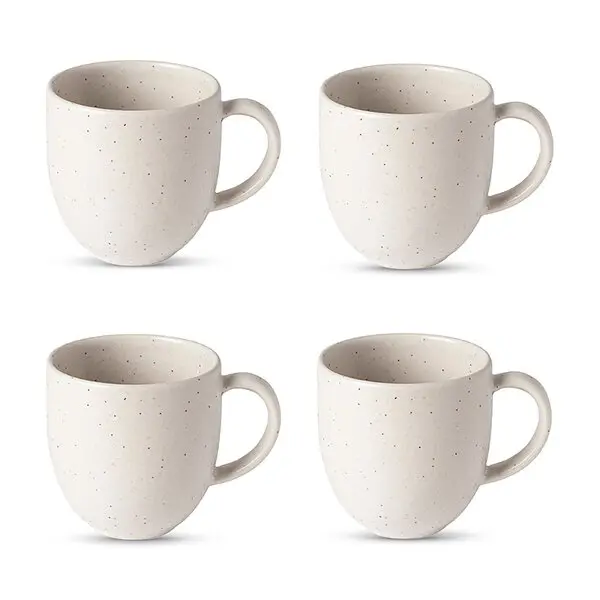 COSTA NOVA Pacifica Mugs, Set Of 4 - Vanilla