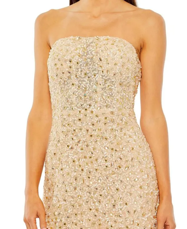 Mac Duggal Strapless Mini Dress