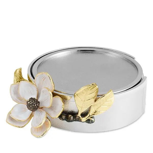 Michael Aram Vintage Bloom Coaster Set, Set Of 6 - Silver