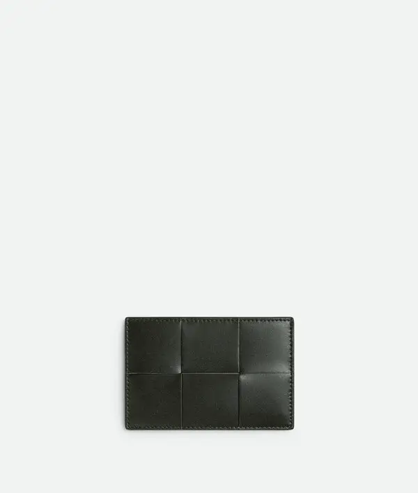 BOTTEGA  VENETA Cassette Credit Card Case - Dark Moss