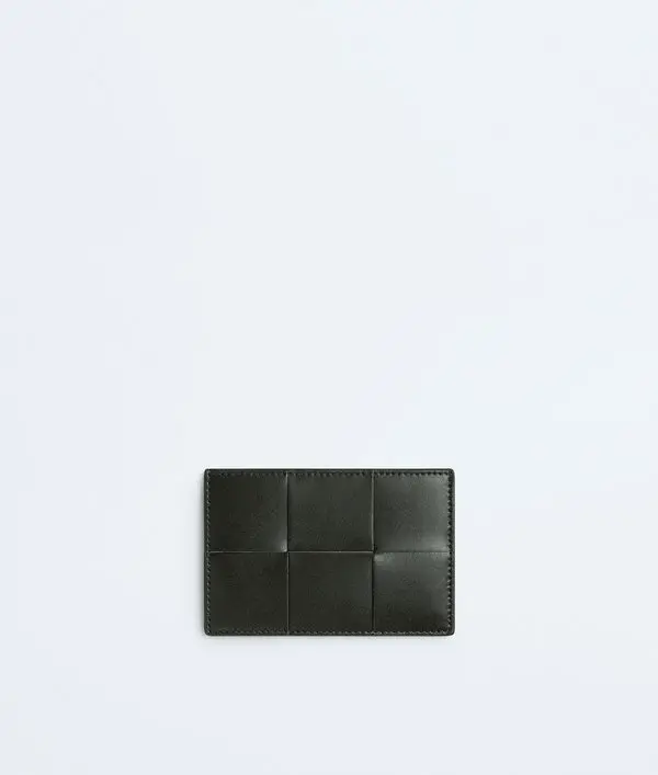 Bottega Veneta Cassette Credit Card Case - Dark Moss