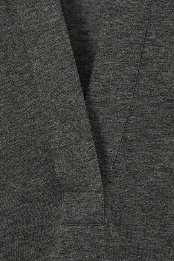 REISS Nixi Open-collar Top