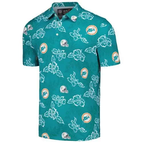 Reyn Spooner Miami Dolphins Throwback Pua Performance Polo