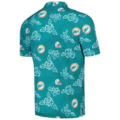 Reyn Spooner Miami Dolphins Throwback Pua Performance Polo