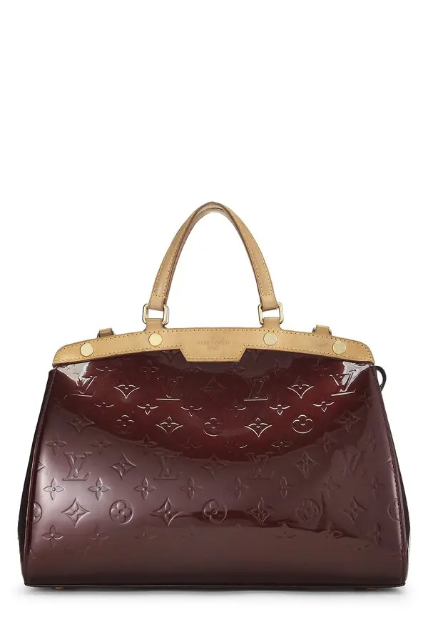 LOUIS VUITTON Rouge Fauviste Monogram Vernis Brea - Red