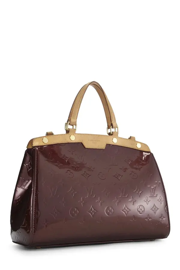 LOUIS VUITTON Rouge Fauviste Monogram Vernis Brea - Red