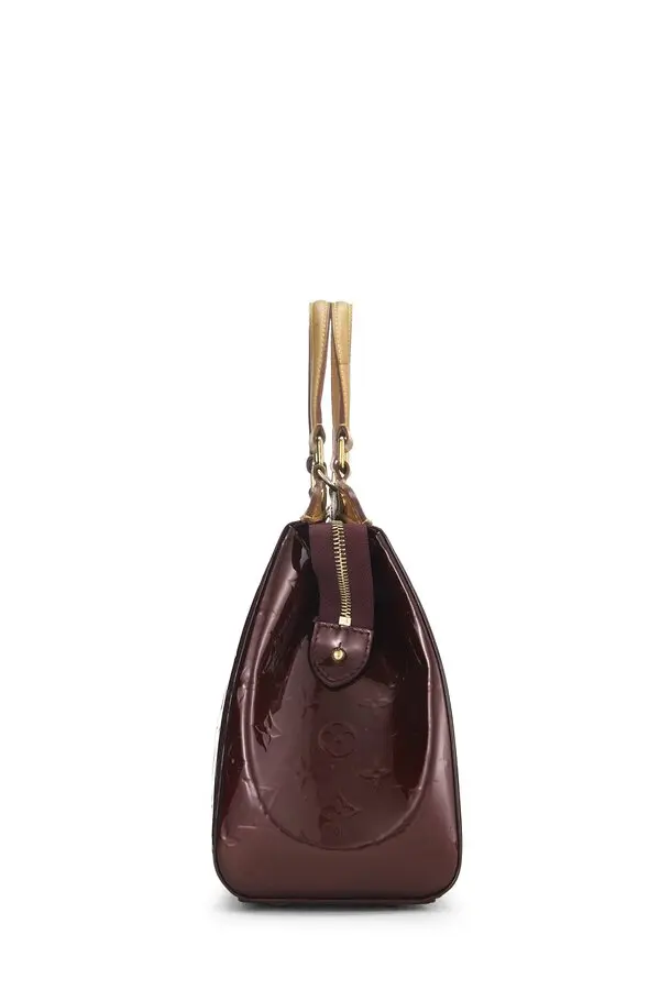 LOUIS VUITTON Rouge Fauviste Monogram Vernis Brea - Red