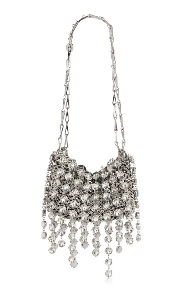 Rabanne Crystal-embellished Chain Shoulder Bag