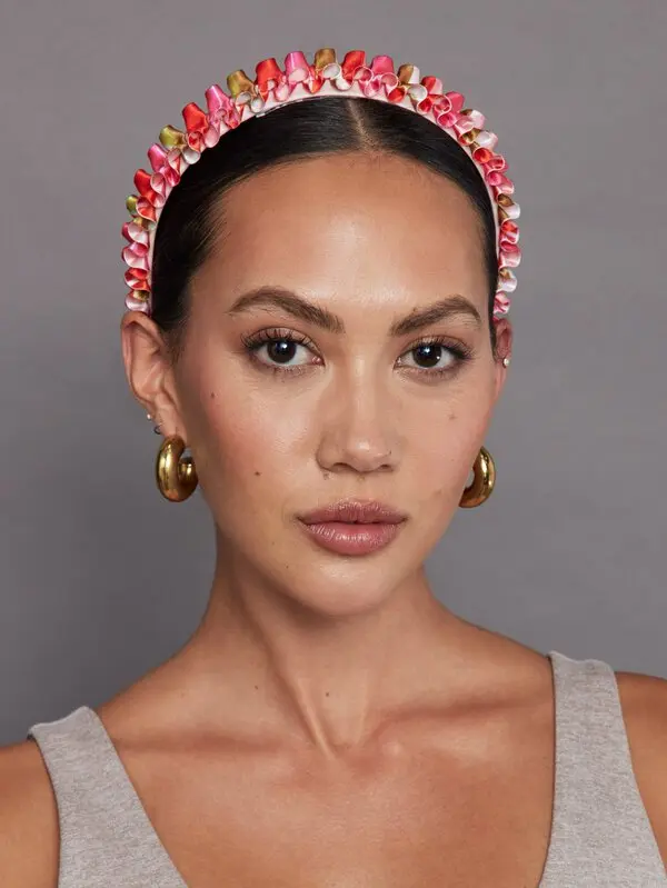 Eugenia Kim Headband NWOT EUGENIA KIM MARYN KNOT SATIN HEADBAND CHAMPAGNE $145 | eBay main image 4