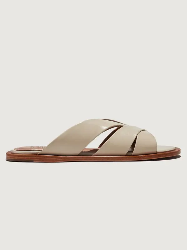 CARBON38 X VICENZA Bucareste Sandals - Napa Brilho Off White