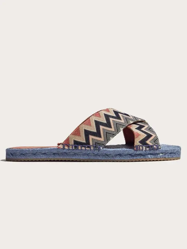 Missoni Harlow Wave Sandal - Multi Black