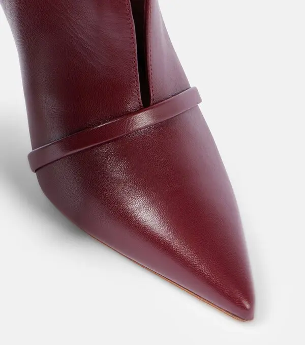 MALONE SOULIERS Loren Leather Ankle Boots - Red