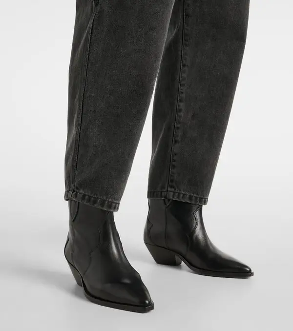 Isabel Marant Étoile Catarina Paneled Tapered Jeans