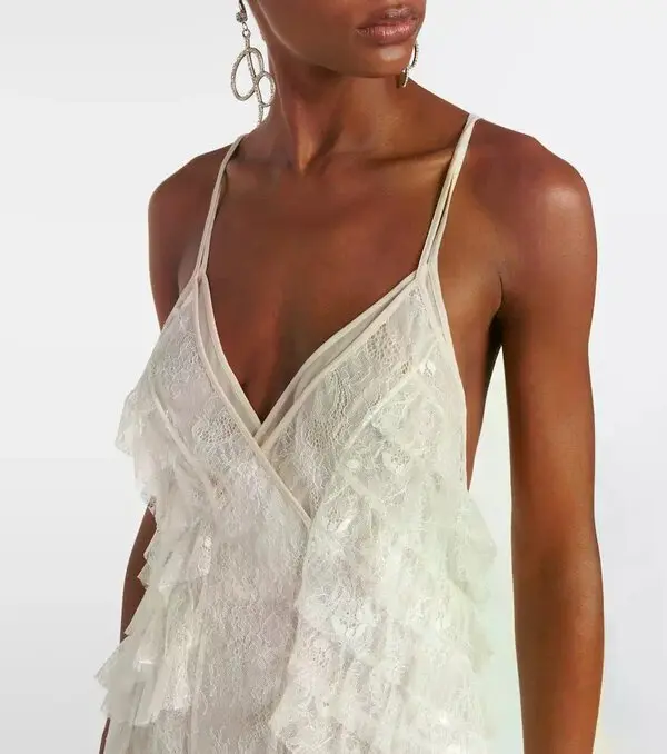 Blumarine Lace Slip Dress
