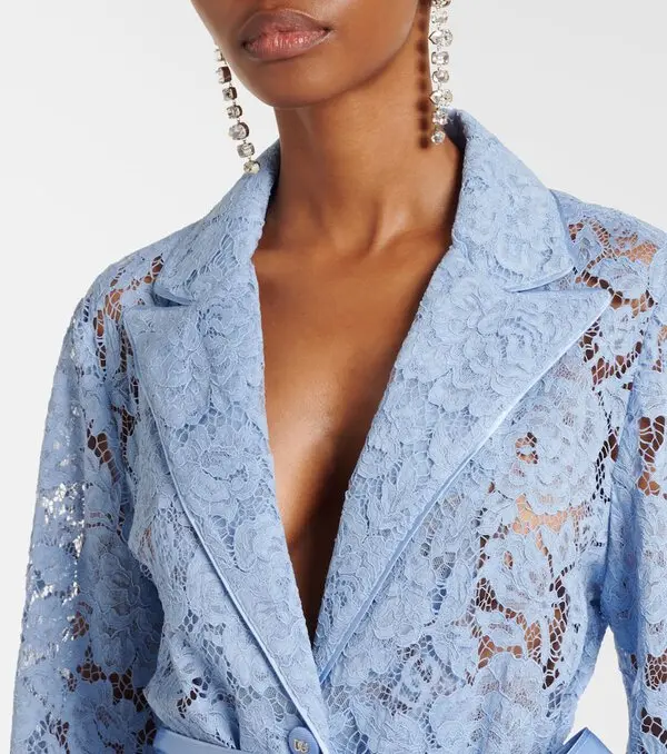 Dolce & Gabbana Belted Lace Jacket