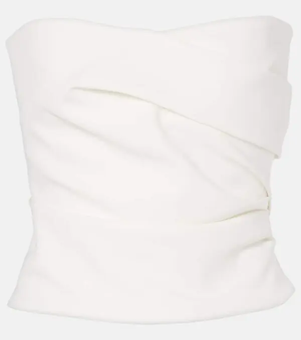 THE SEI Pleated Crêpe Top