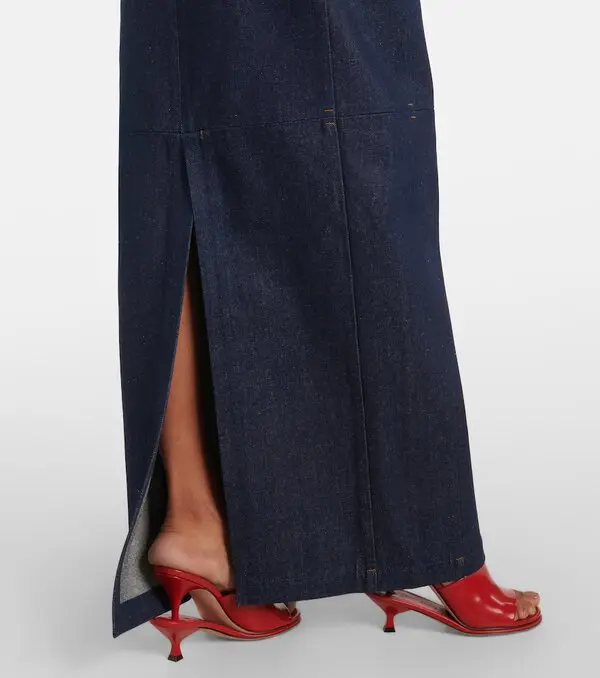 Jacquemus La Robe De-nîmes Spoglio Denim Dress