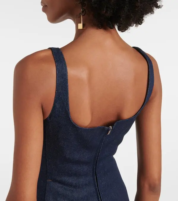 Jacquemus La Robe De-nîmes Spoglio Denim Dress