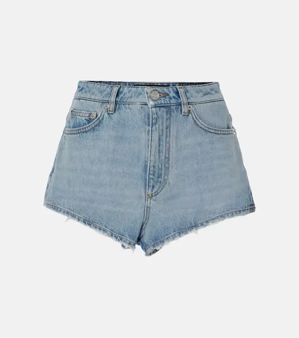 Dolce & Gabbana High-rise Denim Shorts - Blue