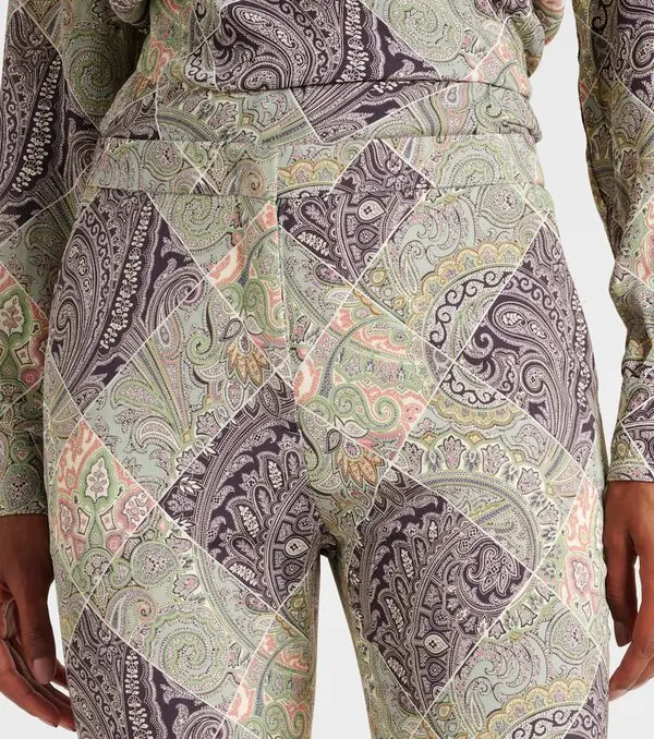 Etro Paisley Flared Trousers - Multicoloured