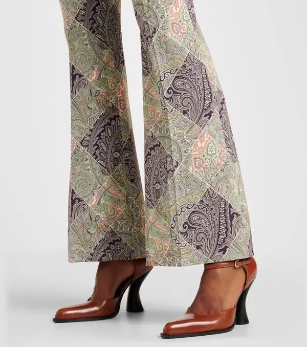 Etro Paisley Flared Trousers - Multicoloured