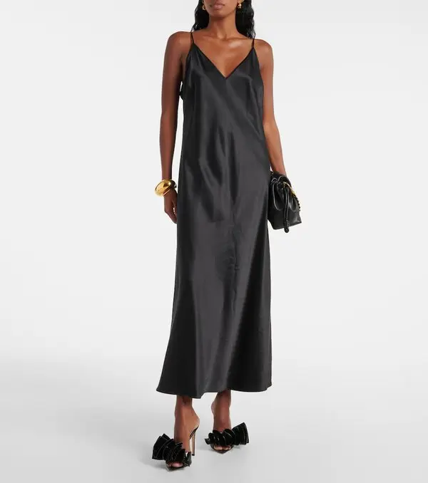 GIANVITO ROSSI Gabrielle 105 Leather Mules - Black