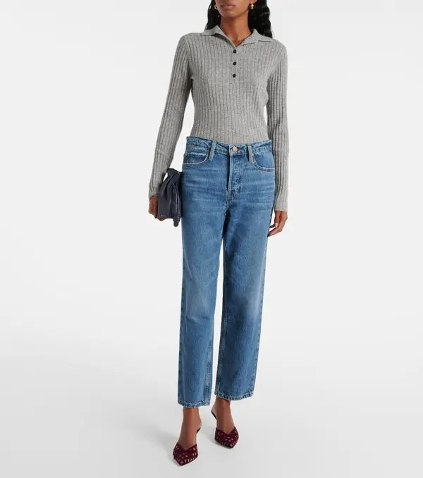 FRAME The Slouchy Straight Leg Jeans