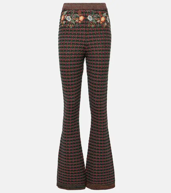 Etro Embroidered Flared Pants