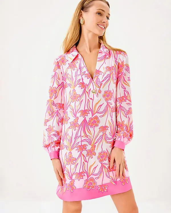 chinese dress ladies Carrick Long Sleeve Dress – Cloister Collection main image 0
