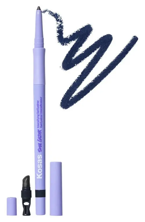 KOSAS Soulgazer Intensifying Gel Eyeliner - Enigma - Blackened Blue Satin