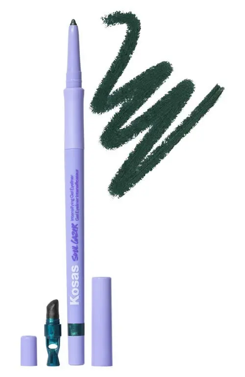 KOSAS Soulgazer Intensifying Gel Eyeliner - Eternal - Emerald Green Satin
