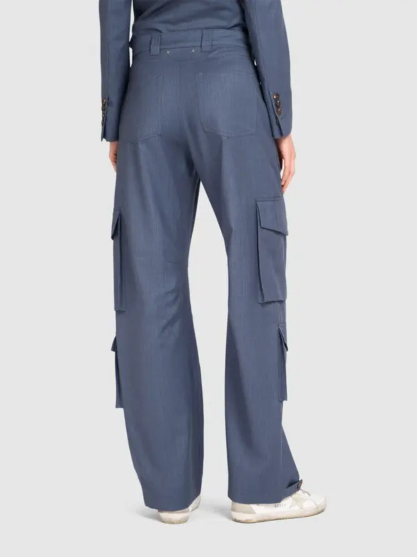 GOLDEN GOOSE Journey Wool Cargo Pants
