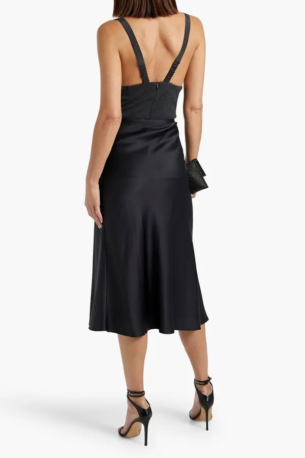 Brunello Cucinelli Bead-embellished Ribbed Top