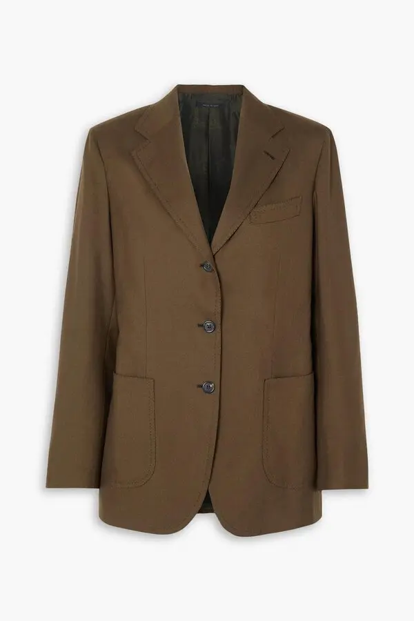 Brioni Wool And Silk-blend Twill Blazer