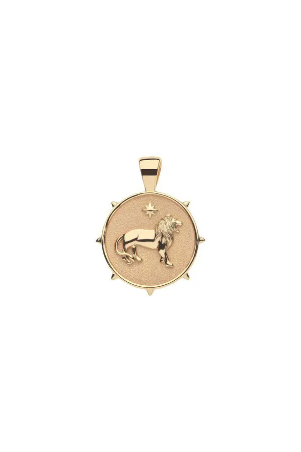 JANE WIN Courage Coin Pendant - Gold