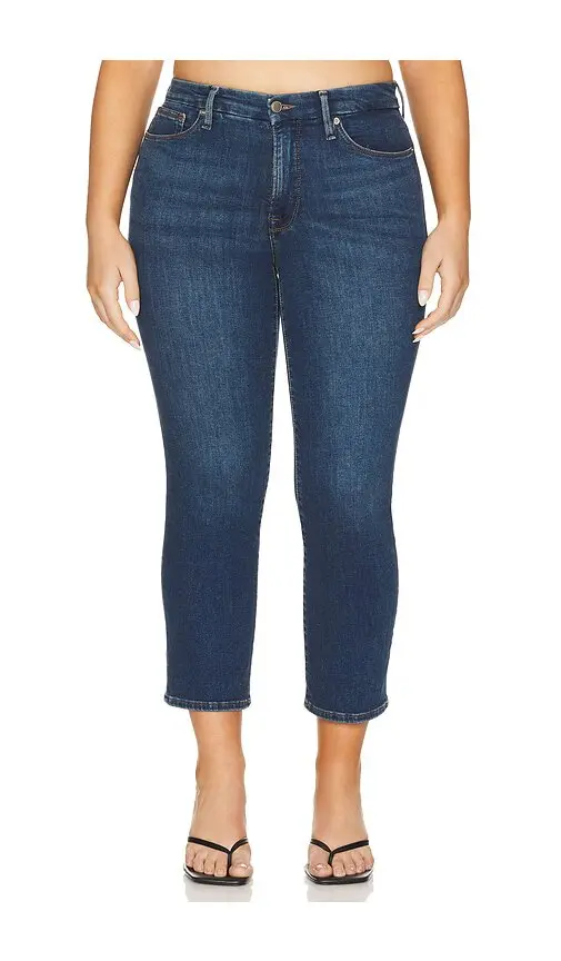 Good American Petite Straight Jeans - Blue004
