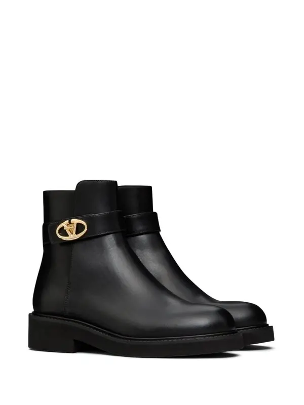 Valentino Garavani 40mm Vlogo Locker Ankle Boots