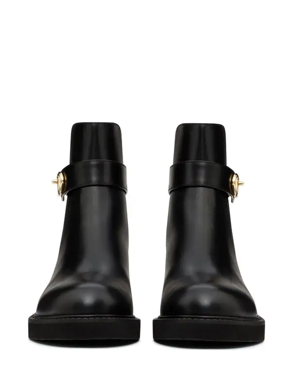 Valentino Garavani 40mm Vlogo Locker Ankle Boots
