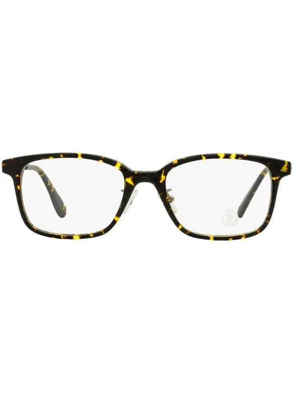 Moncler Rectangle-frame Glasses - Brown