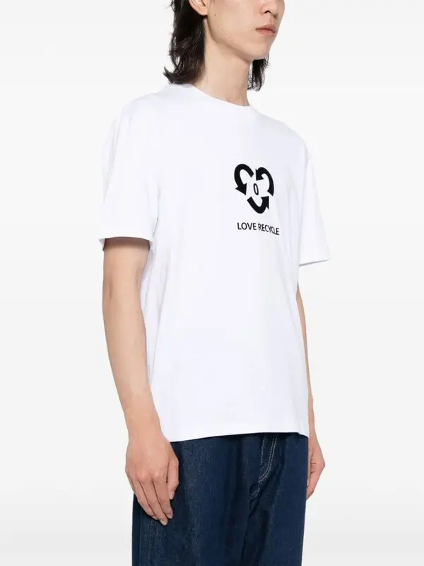 GROUND ZERO Slogan-print Cotton T-shirt - White