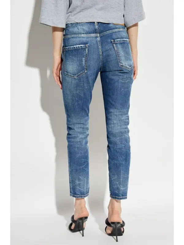 Dsquared2 Faded Tapered Jeans