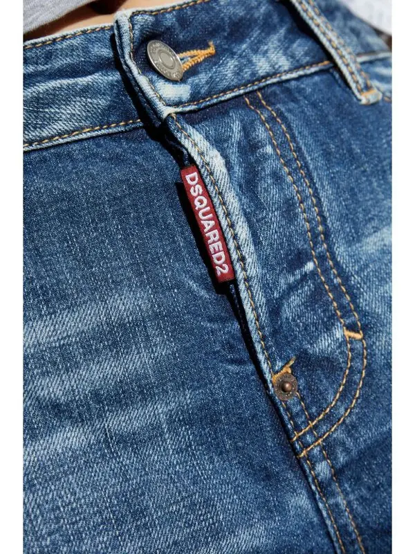Dsquared2 Faded Tapered Jeans