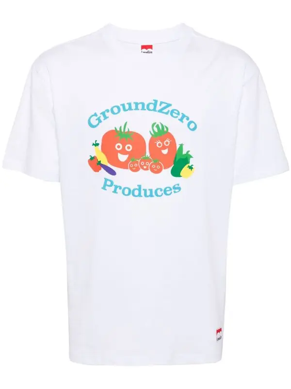GROUND ZERO Graphic-print T-shirt - White