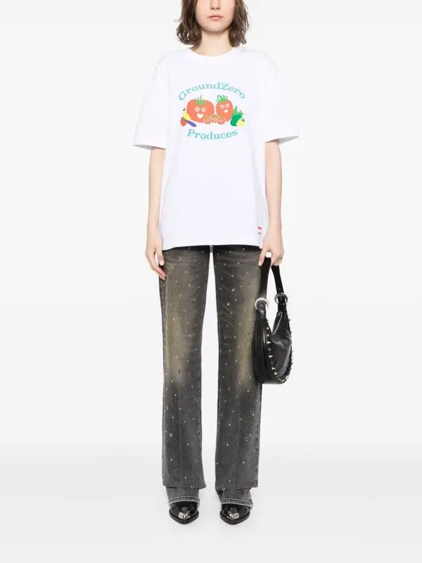 GROUND ZERO Graphic-print T-shirt - White