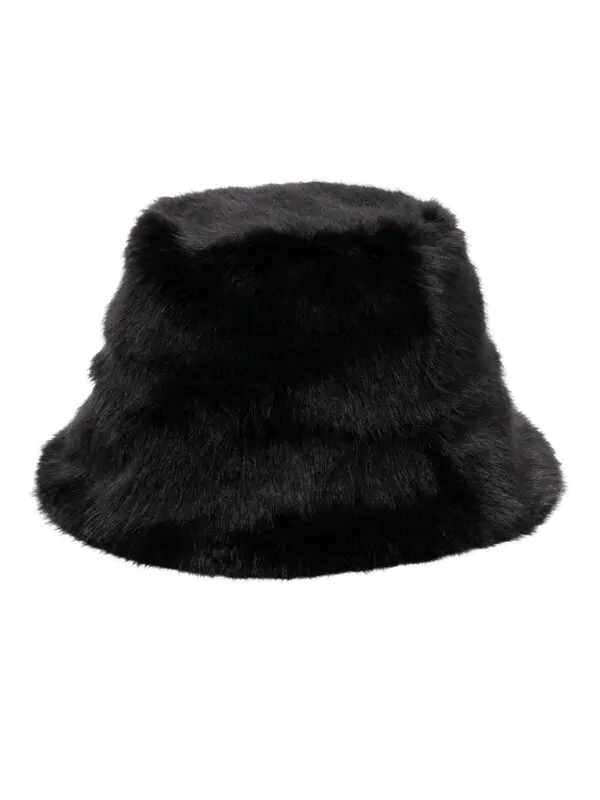 UNREAL FUR Yeoman Faux-fur Bucket Hat - Black
