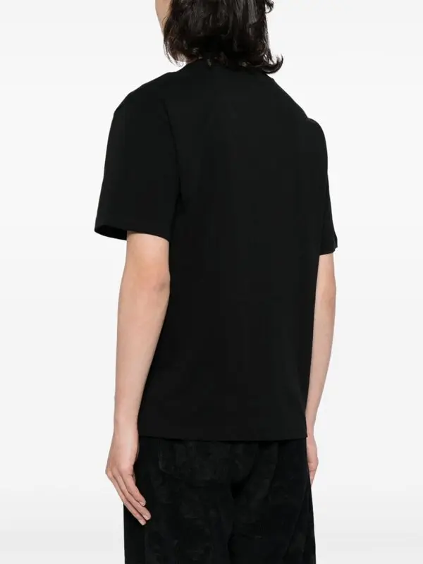 GROUND ZERO Graphic-print Cotton T-shirt - Black