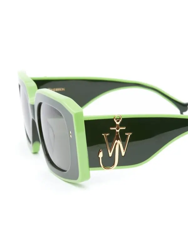 JW Anderson Bumper Sunglasses - Green