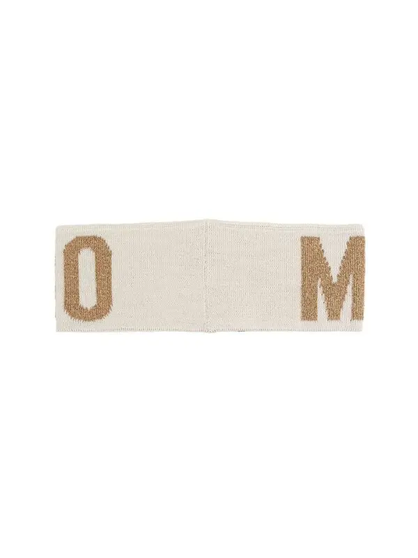 Moschino Logo-intarsia Knit Headband